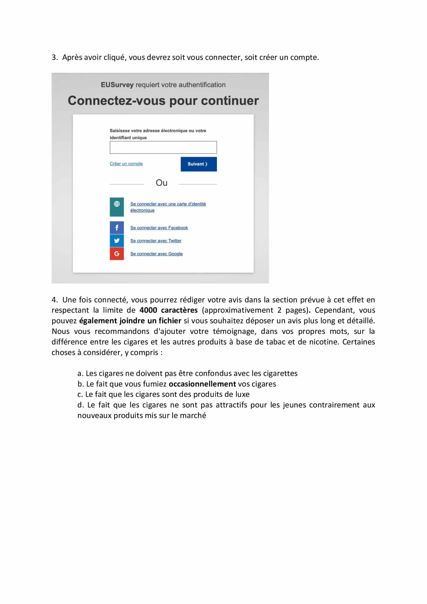 Amateurs de cigares, l'UE vous demande votre avis ! — Cigars-connect